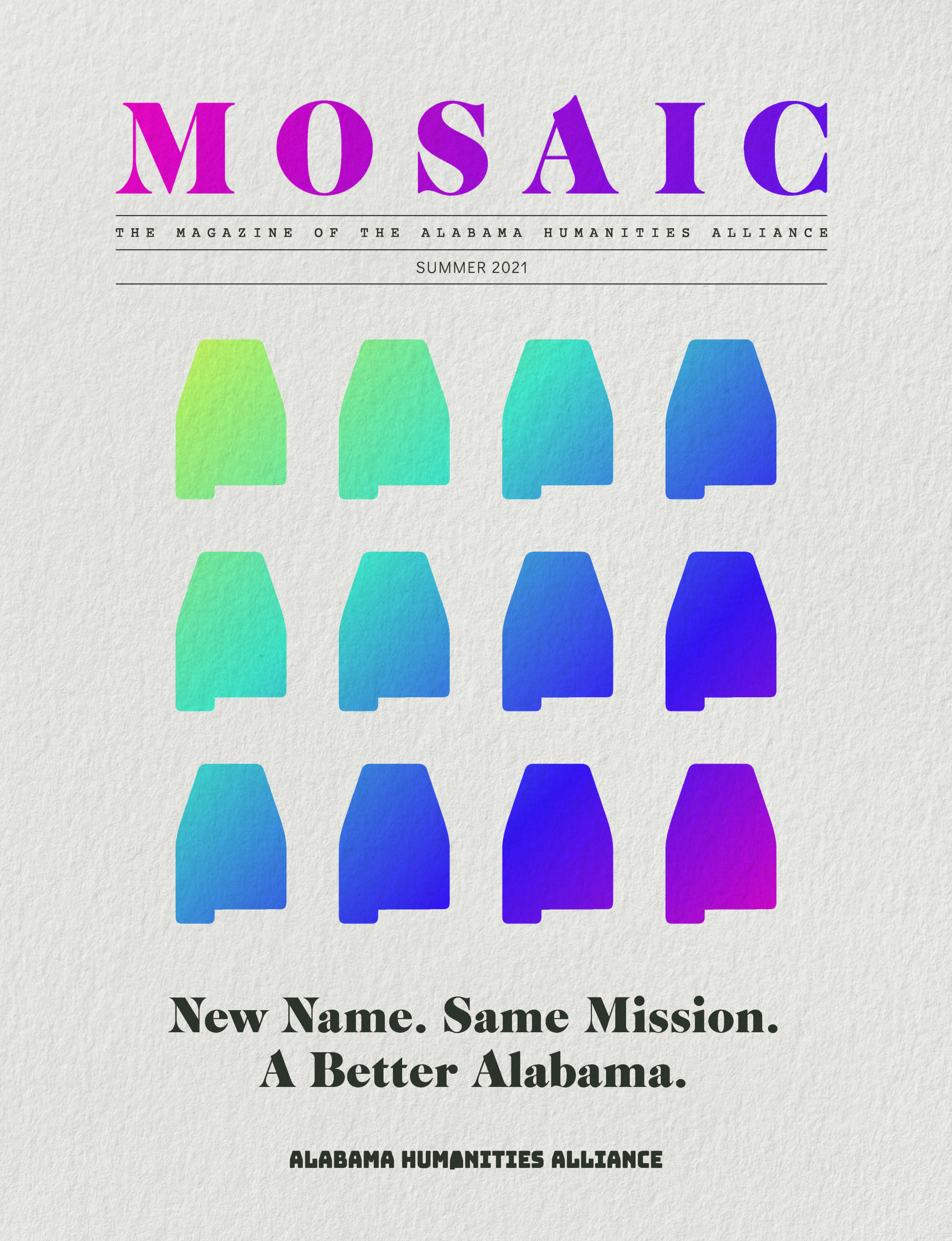Read Mosaic, the magazine of the Alabama Humanities Alliance